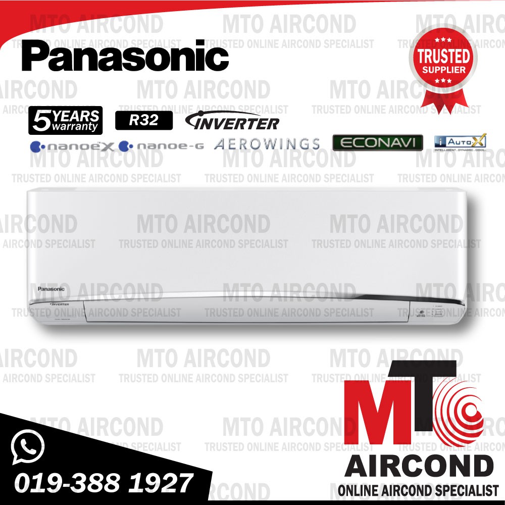 [MTO] PANASONIC R32 X PREMIUM INVERTER AIR COND AIRCOND 1HP 1.5HP 2HP 2 ...