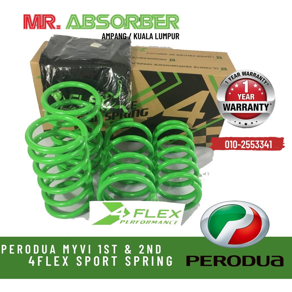 SPORT SPRING 4FLEX MYVI 1ST / 2ND / MYVI 2018 | Shopee Malaysia