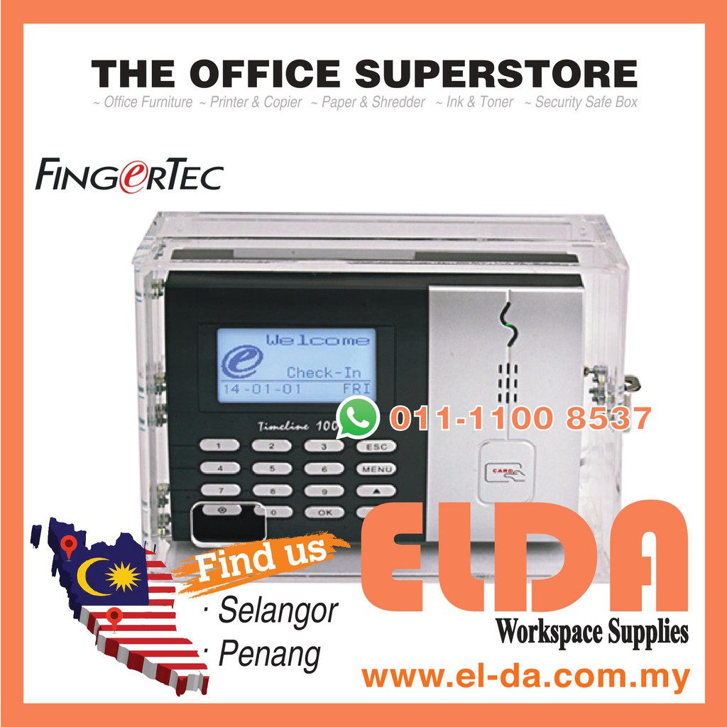 **Perakam Masa**FingerTec TimeLine100 ENCLOSURE casing(Time Attendance ...