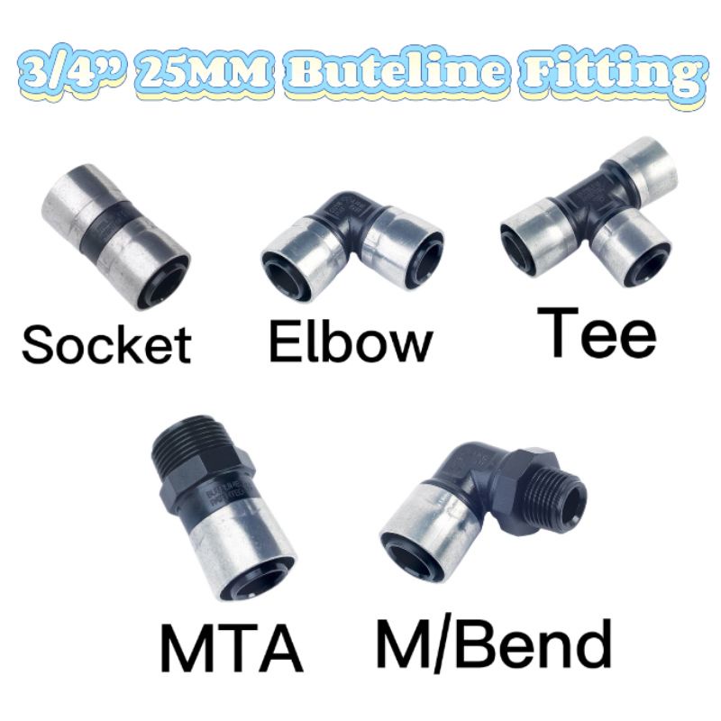 BUTELINE PE FITTING 3/4” 25MM | Shopee Malaysia