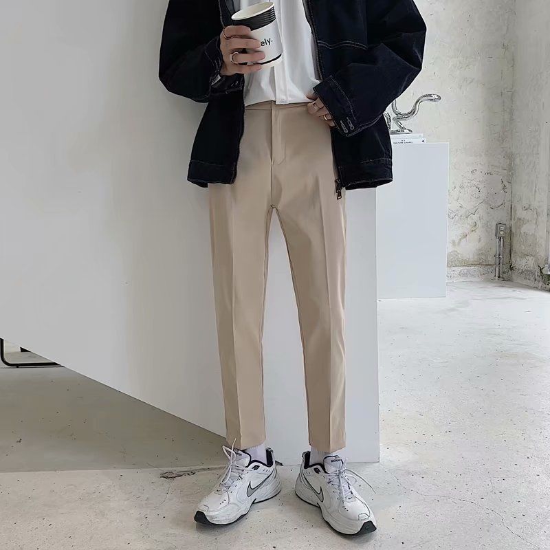 Languid trousers, Capris, sagging feeling, trousers temperament ...