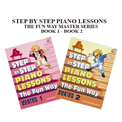 Step By Step to Piano Lessons The Fun Way Master Series 1 - Series 2 ...