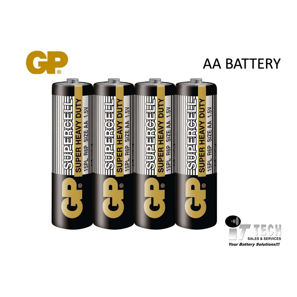 GP ALKALINE BATTERY AA / AAA / AAAA / 9V / GREENCELL / SUPERCELL ...