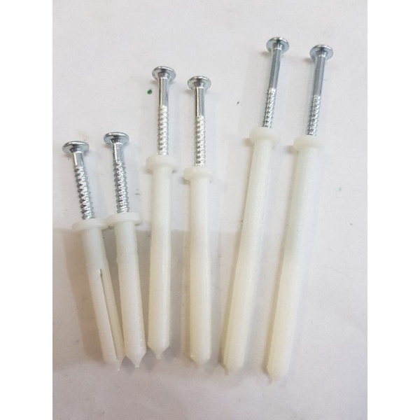 NYLON SPEED PLUG M6 / 6mm SPEEDPLUG / NAIL PVC ANCHOR WALL PLUG ...