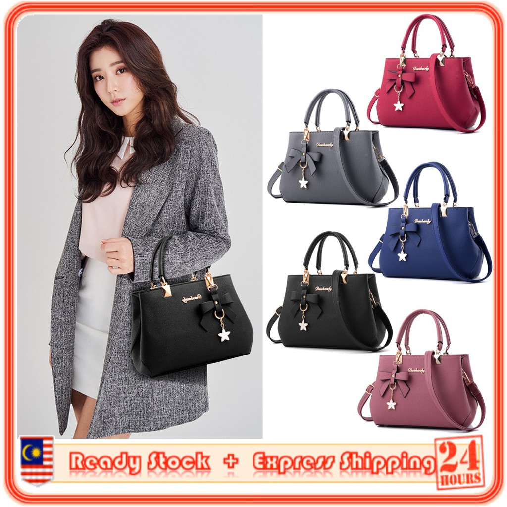 MILANDO Ladies Women PU Leather Handbag Tote Sling Bag Handbeg Beg ...
