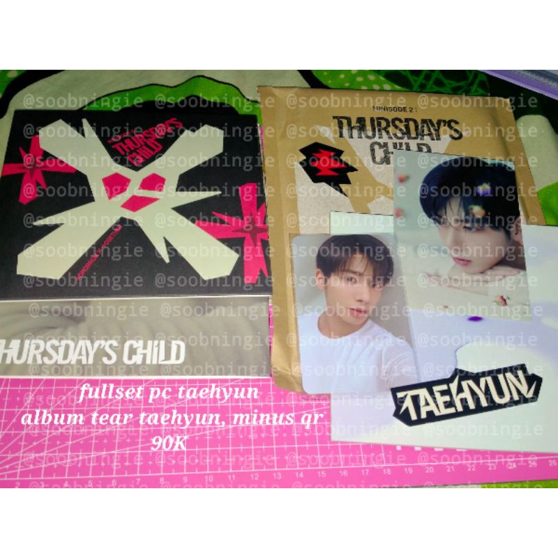 ! Selling taehyun 2nd txt tear minisode album And photocard Version ...