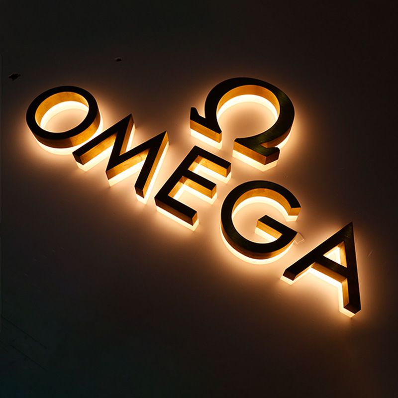 Customized Luminous Character Signboard Door Outdoor Billboard ...