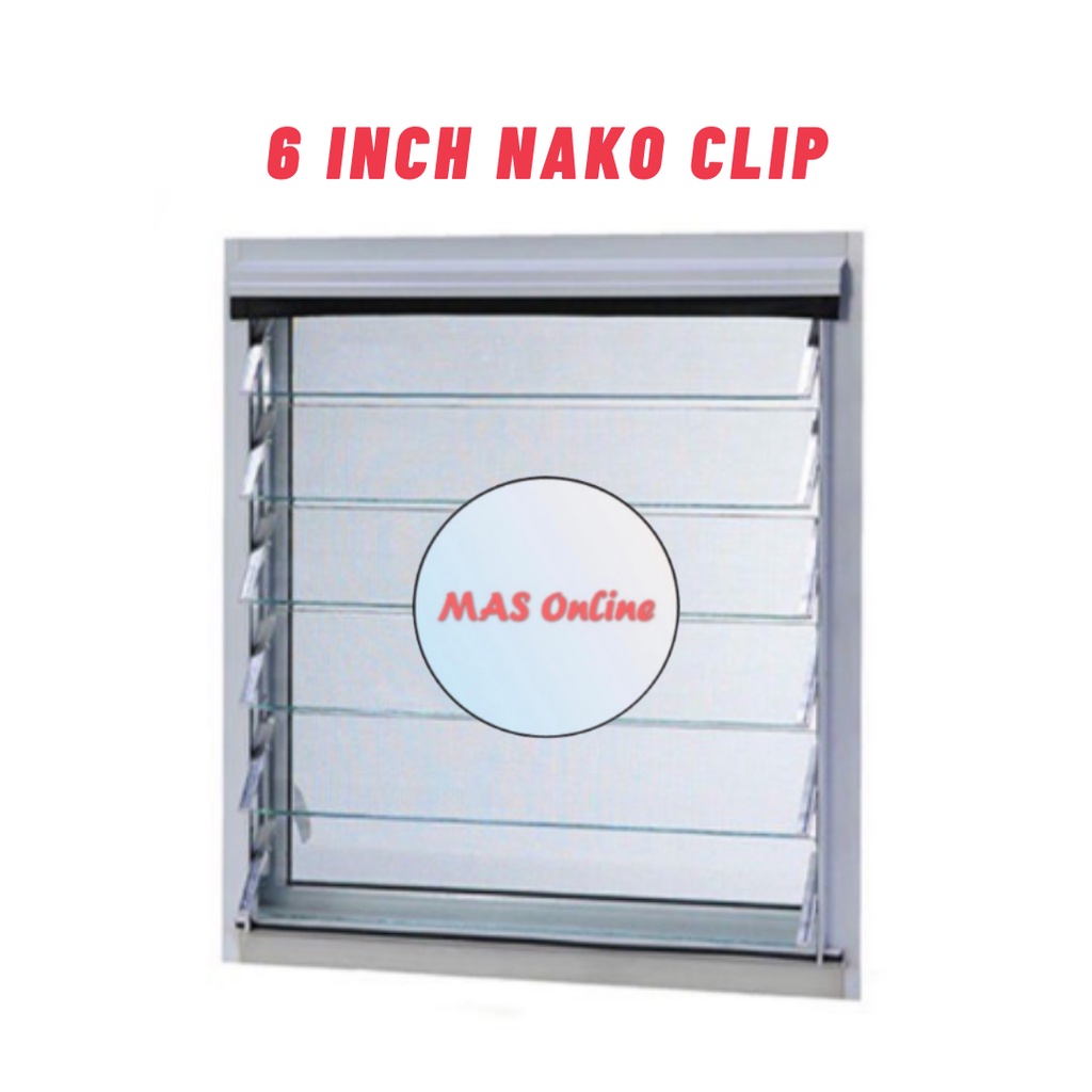 Blades Naco Window 6 Inch Naco Window Clip Tranditional Louver Window ...