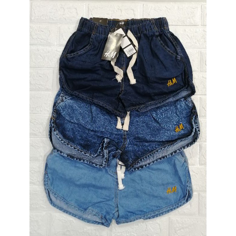 Dolphin Denim Shorts Embroidered Logo for Teens/Adults | Shopee Malaysia