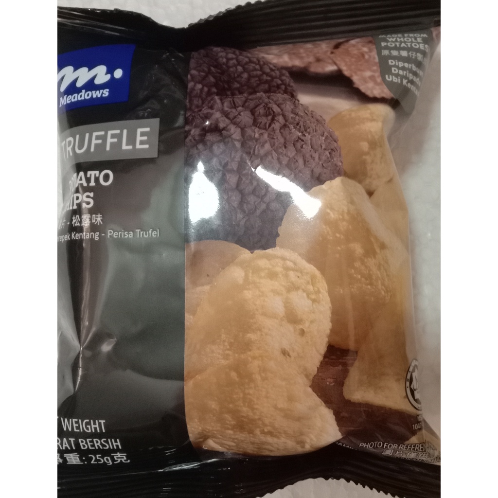Meadows Truffle Potato Chips Mini Pack 25g | Shopee Malaysia