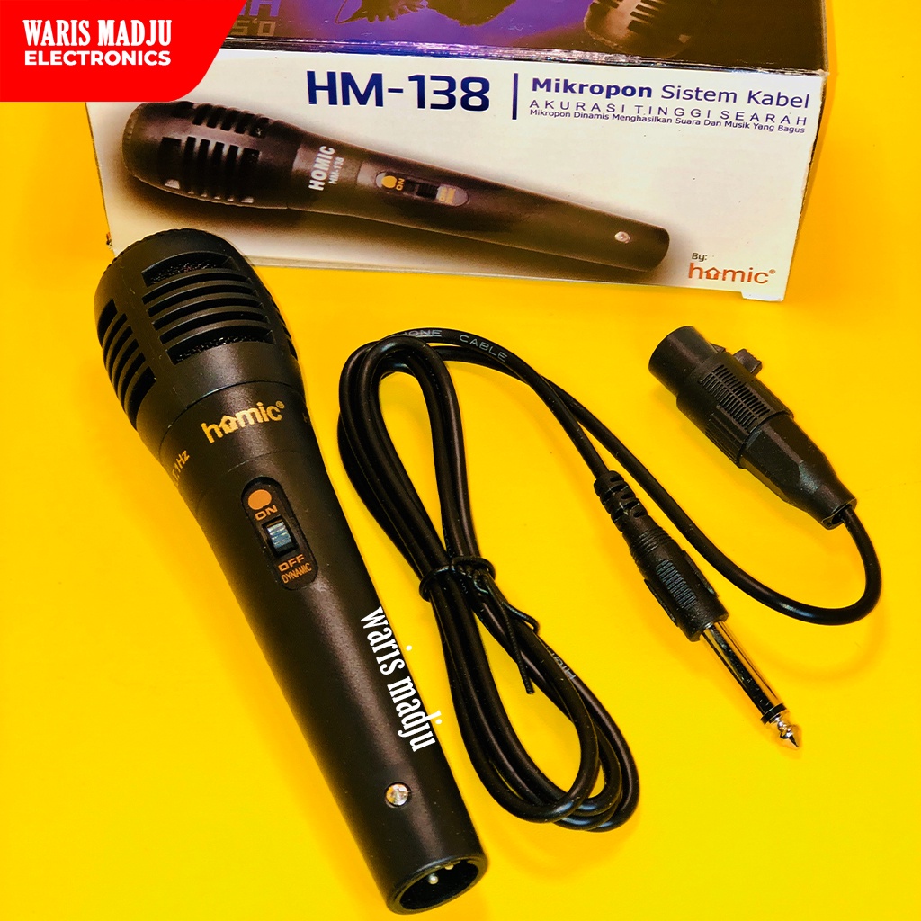 Mic HOMIC MIC KARAOKE MICROPHONE Cable MICROPHONE MICROPHONE Cable ...