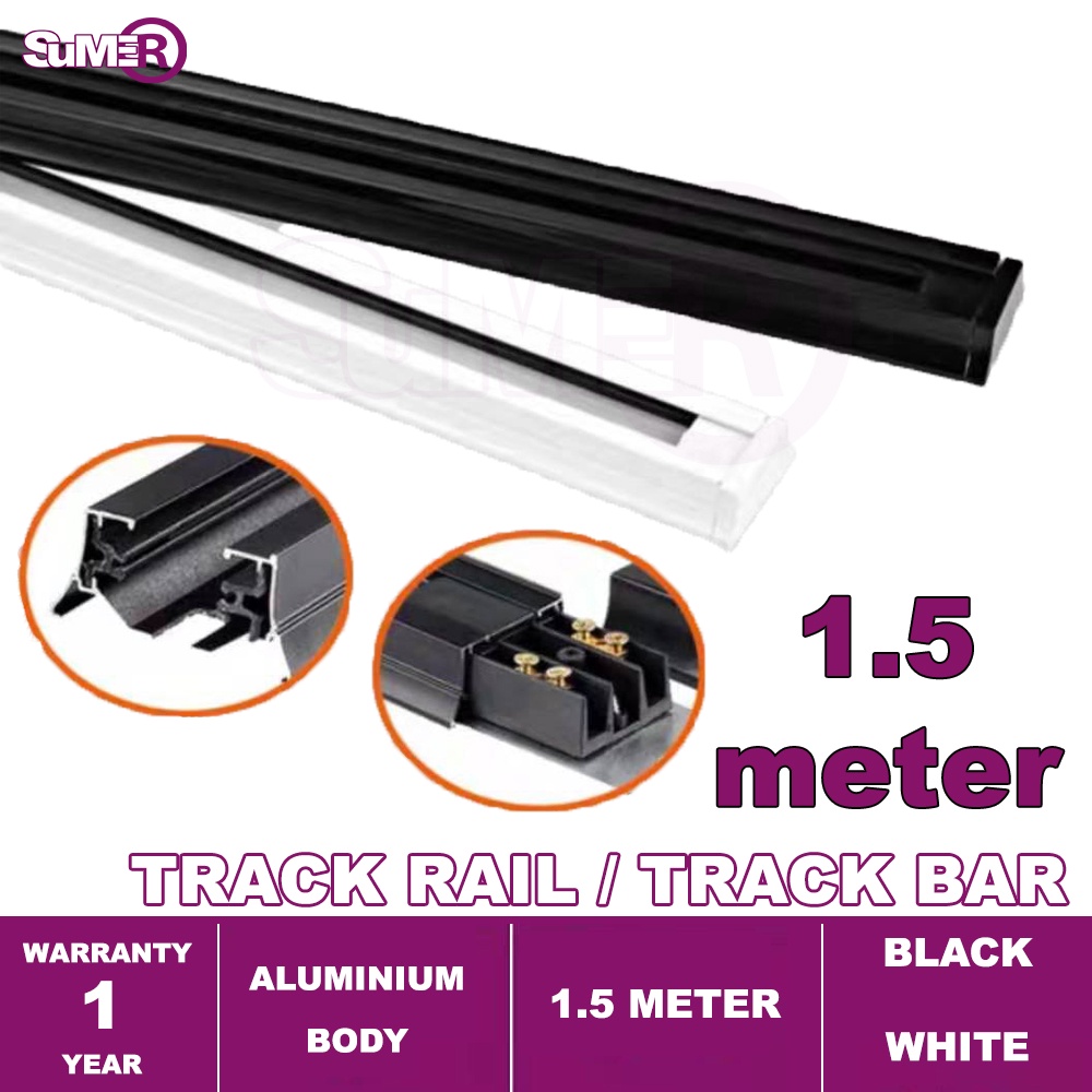 1.5 METER TRACK RAIL / TRACK BAR full copper sesuai untul semua track ...