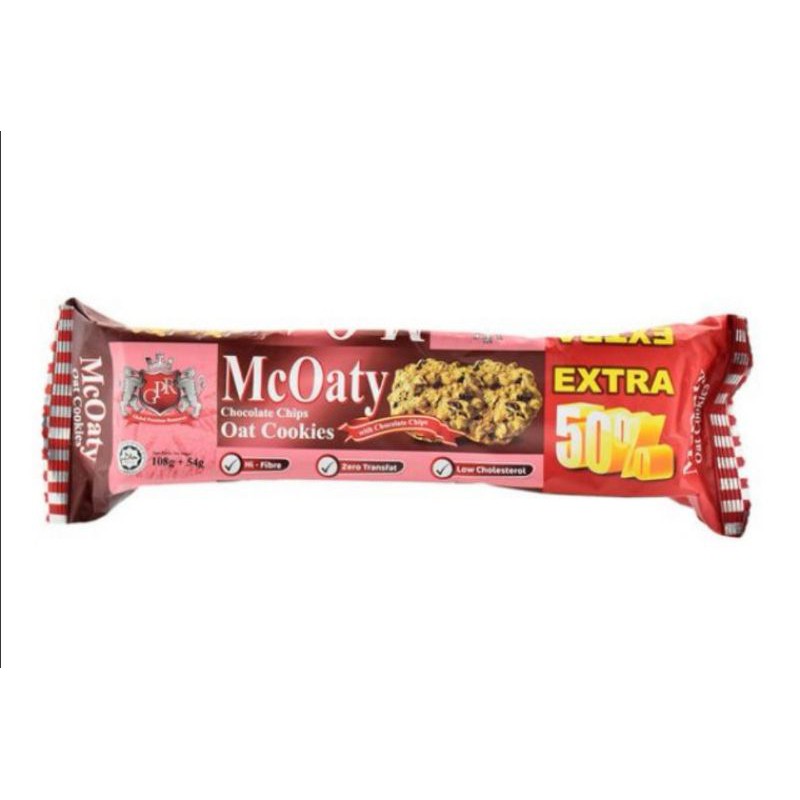 Mcoaty Oat Cookies - Chocolate Chips 108g | Shopee Malaysia