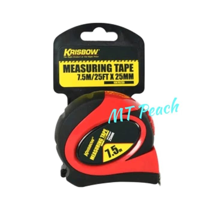 Krisbow 25mm X 7.5m Magnetic Tape Measure Ruler | Shopee Malaysia