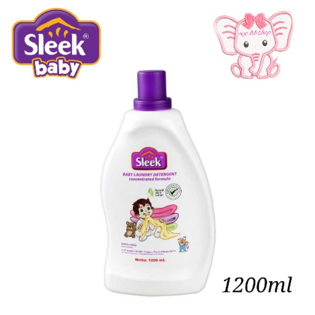 SLEEK Baby Laundry Detergent 1200ml | Shopee Malaysia