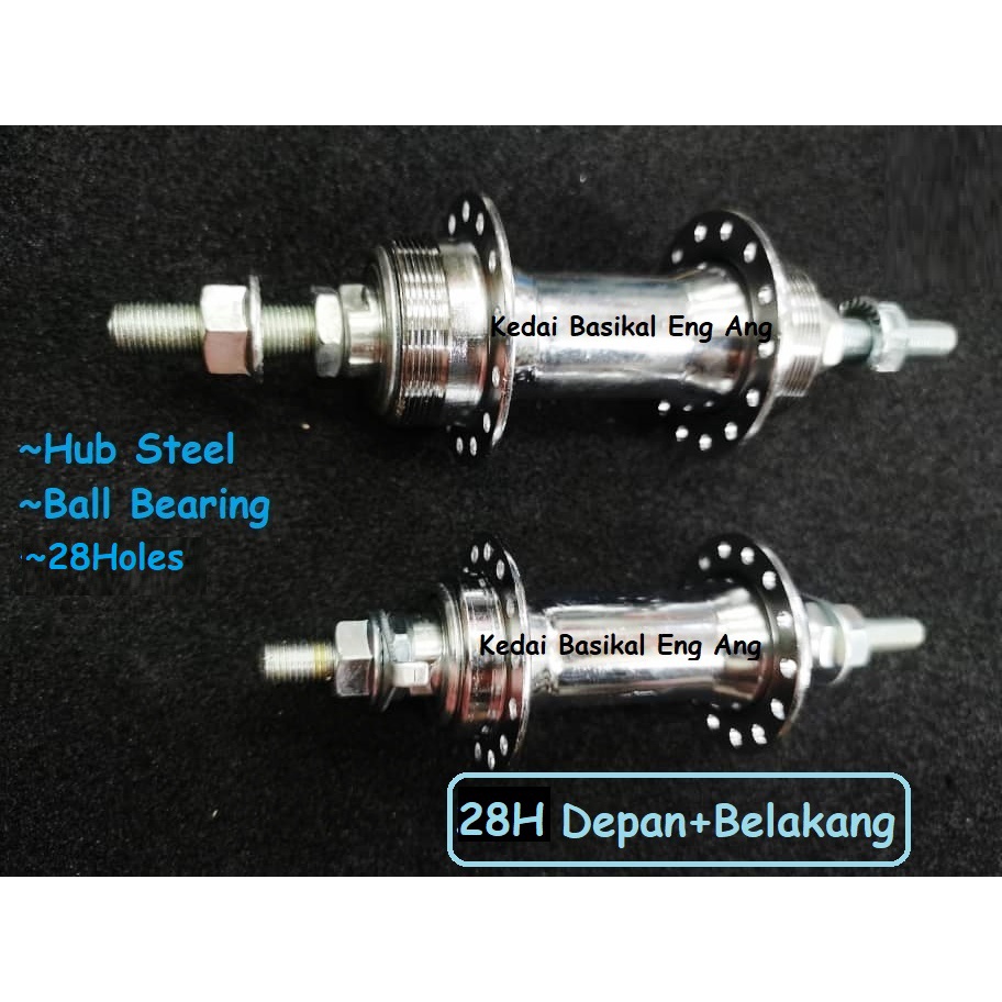 Bicycle Steel Hub 36H 28H sesuai untuk rim basikal | Shopee Malaysia