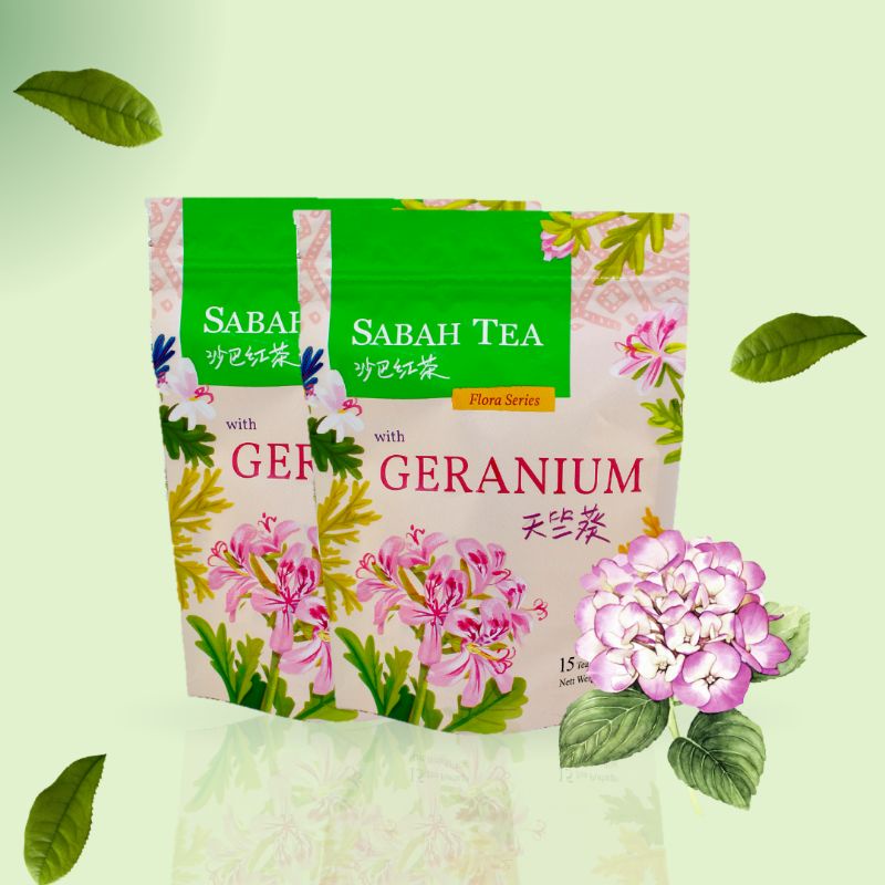 Sabah Tea Flora Tea - Geranium (Twin Pack) | Shopee Malaysia