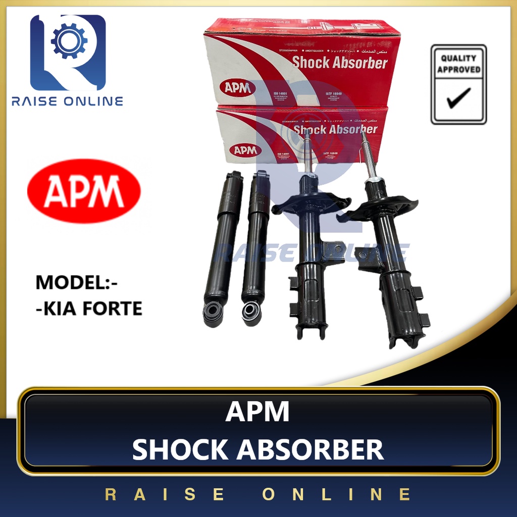 APM SHOCK ABSORBER SET FRONT / REAR - KIA FORTE MADE IN KOREA | Shopee ...