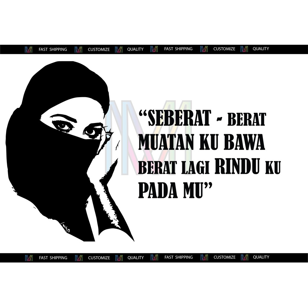 STIKER LORI (BERAT HATI MEMANDANG) | Shopee Malaysia