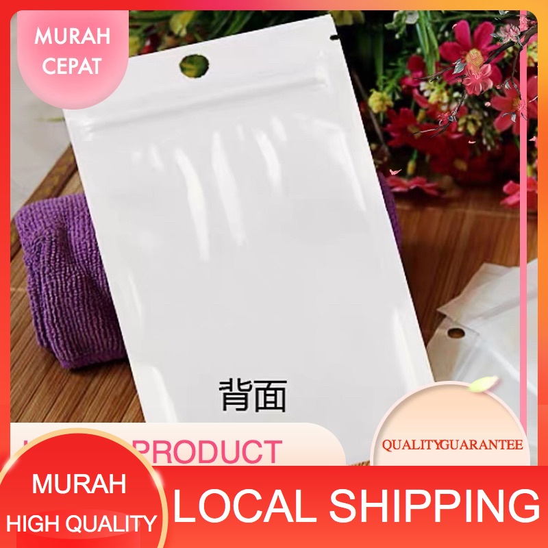 READY STOCK LOCAL packaging plastic beg 10x18 cm white transparency ...