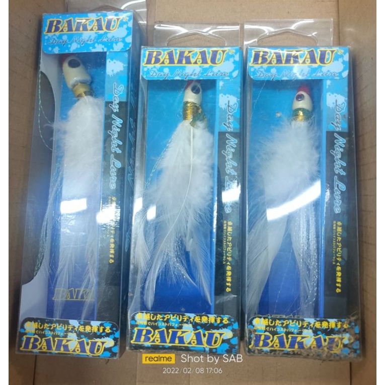 🇲🇾 BAKAU BEKA JIG BJ 6G 12G 20G BULU AYAM PUTIH CLEAR STOK 🔥 # HOT ITEM ...