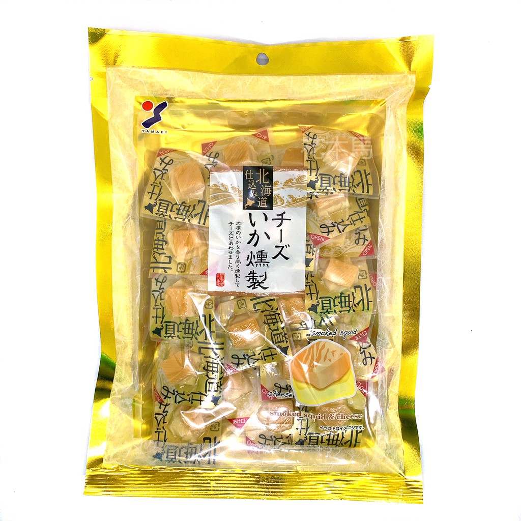 Japan Yamaei Hokkaido One Bite Cheese Smoked Cuttlefish Scallop ...