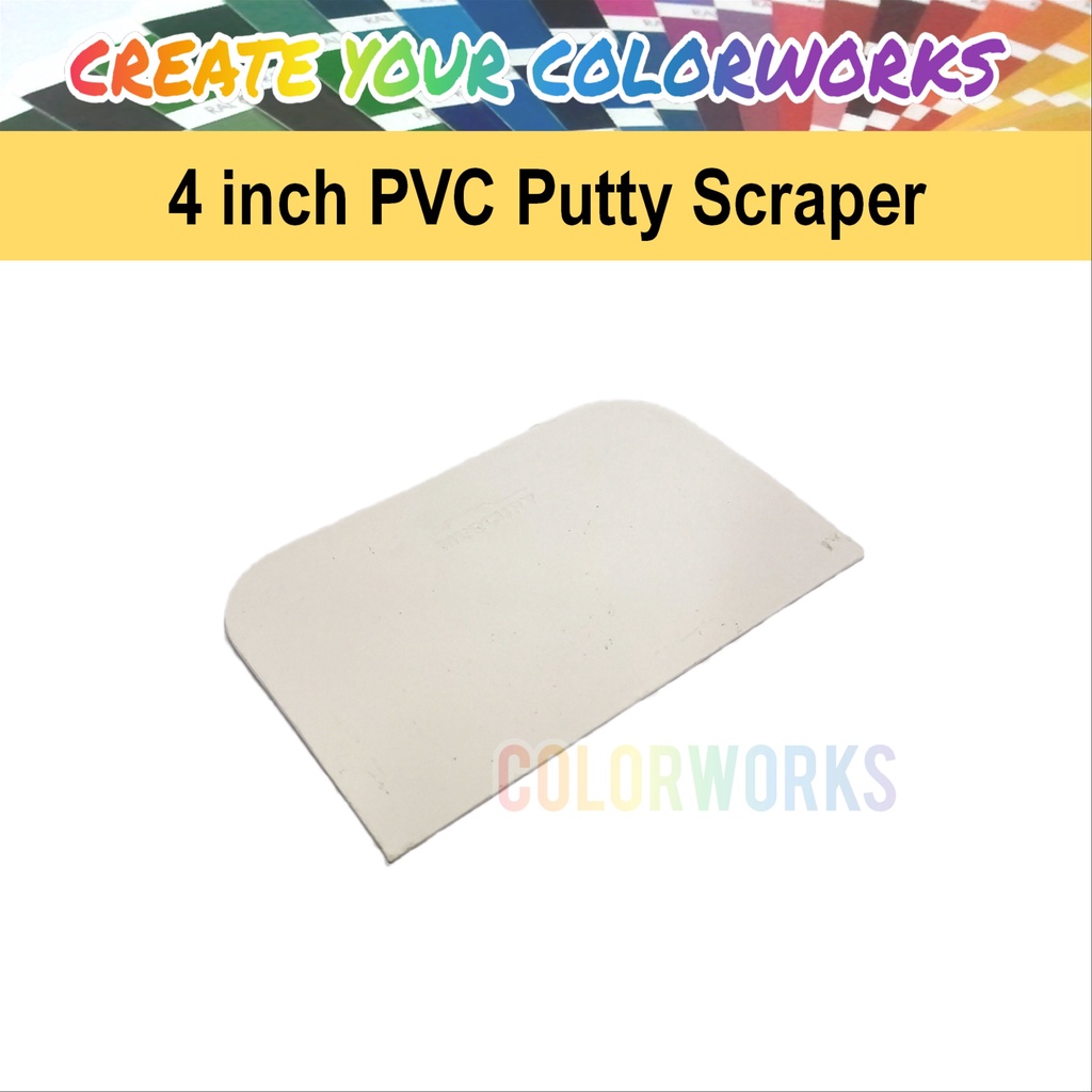 4" 5" PVC Scraper spreader, Vehicles Car Putty Filler plastic Knife, Putty Scraper, Filler Fibre ...