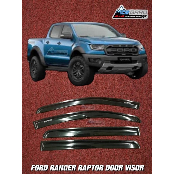 FORD RANGER T8 RAPTOR DOOR VISOR | Shopee Malaysia