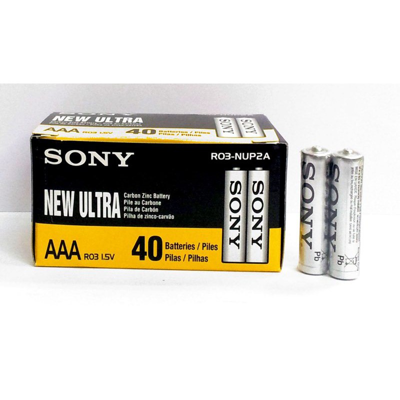 SONY NEW Ultra Battery - 40pcs of Sony AAA batteries - Original with MC ...