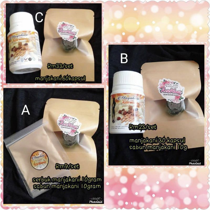MANJAKANI ASLI AZIEWANIE(SABUN,SERBUK,KAPSUL) | Shopee Malaysia
