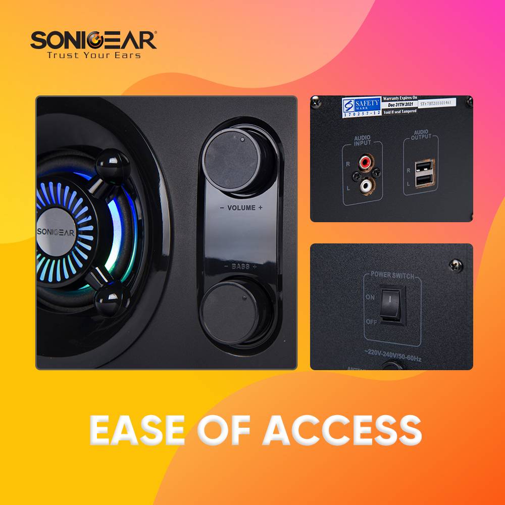 SonicGear Titan 7 Pro BTMI Bluetooth Speaker with Bass Driver/FM Radio ...