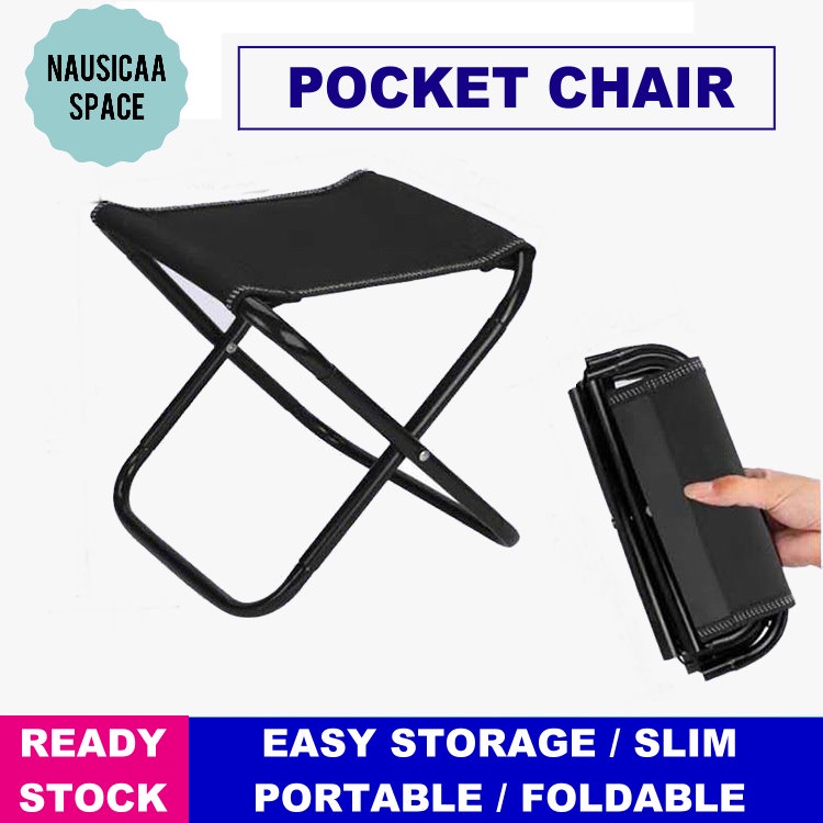 Outdoor Portable Folding Chair Convenient Pocket Chair for Camping ...