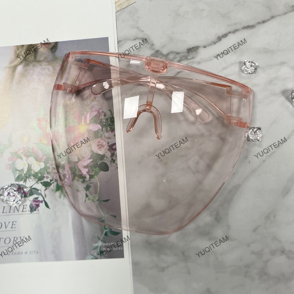 (full face shield ) face shield full face Sheild with glasses eyeglass ...