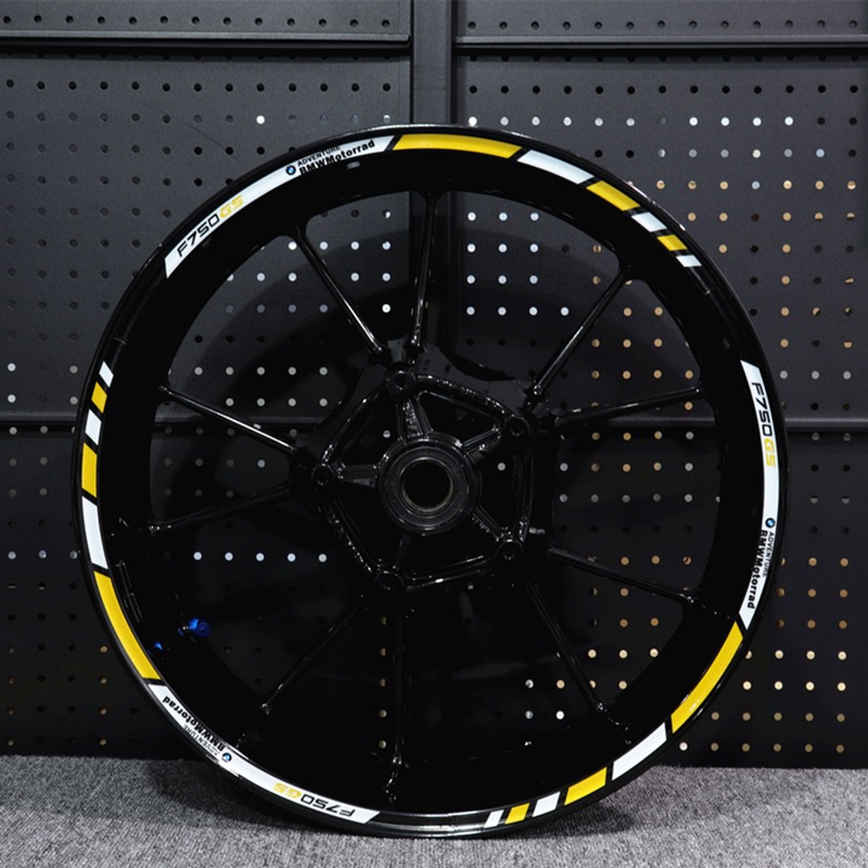 Applicable to BMW F750GS motorcycle wheel sticker waterproof reflective ...