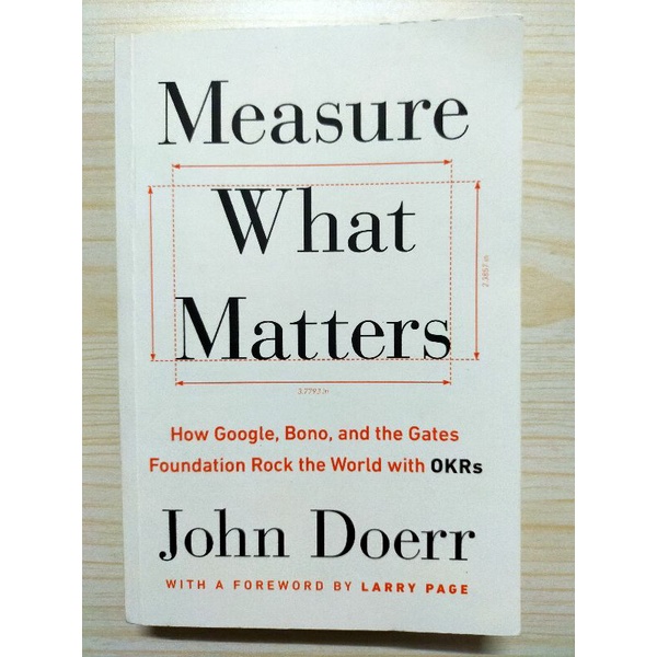 Measure What Matters by John Doerr (Preloved book) | Shopee Malaysia