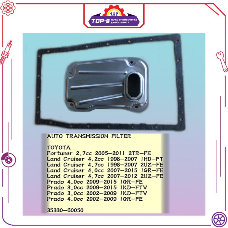 AUTO FILTER 35330-60050 TRITON VGT 2.4CC 2016 ,D-MAX RT50 2014,LAND ...