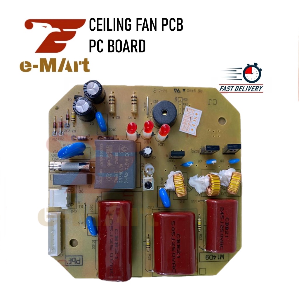 PANASONIC / KDK Ceiling Fan PCB F-M14C5/ F-M14D9 / F-M14D5/ F-M14X8 ...