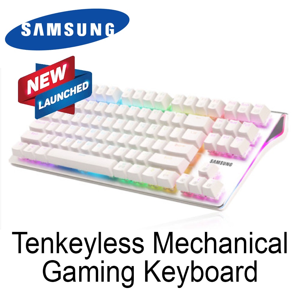 Samsung SPA-NKG2CUW Tenkeyless Mechanical Gaming Keyboard Wired RGB ...