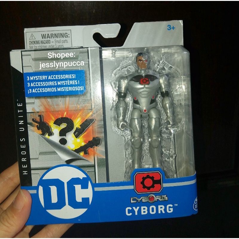 Spin MASTER CYBORG ACTION FIGURE 4INCH 10CM DC COMIC HEROES UNITE ...