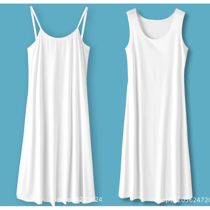 SY755 758 -M to 5XL M'SIA Ready Stock Women Inner Dress Plus Size Inner ...