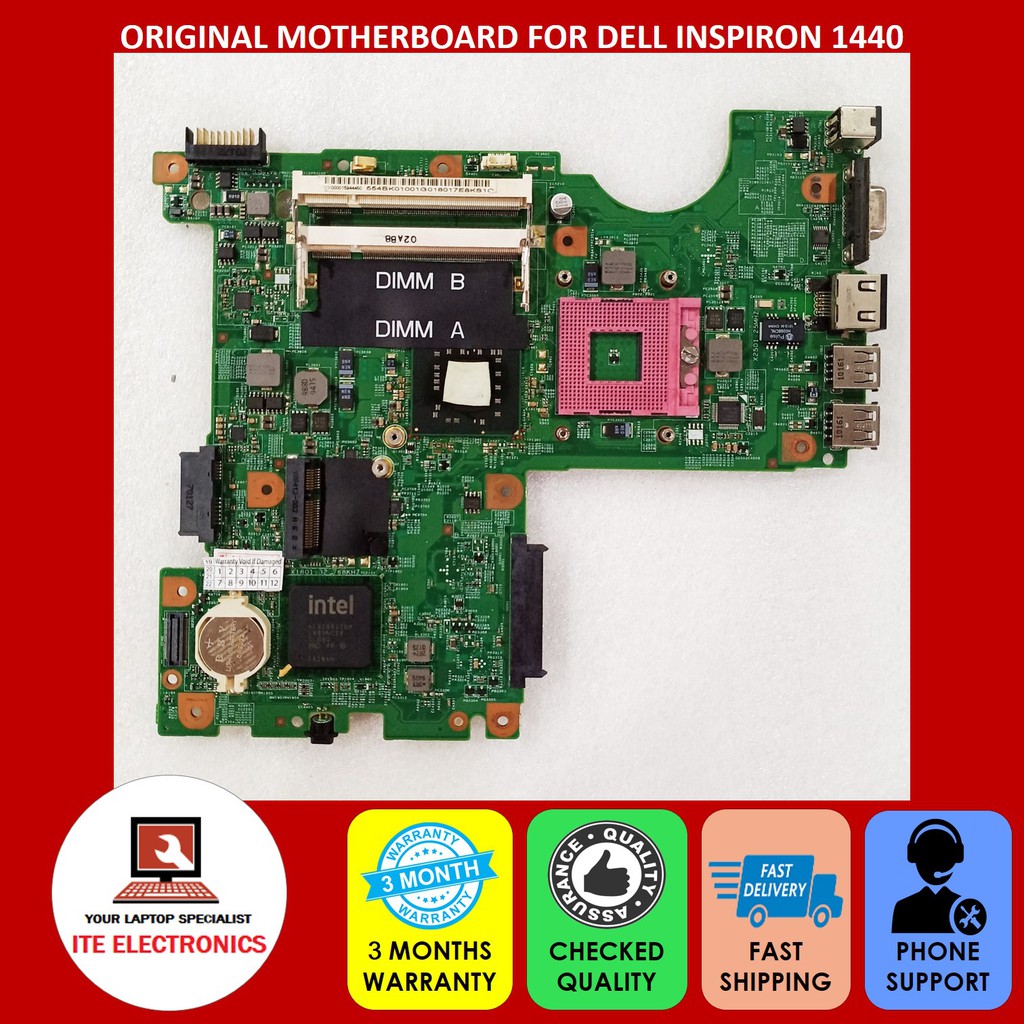 ORIGINAL DELL INSPIRON 1440 INTEL GM45 MOTHERBOARD ALBA UMA 08265-1 48 ...