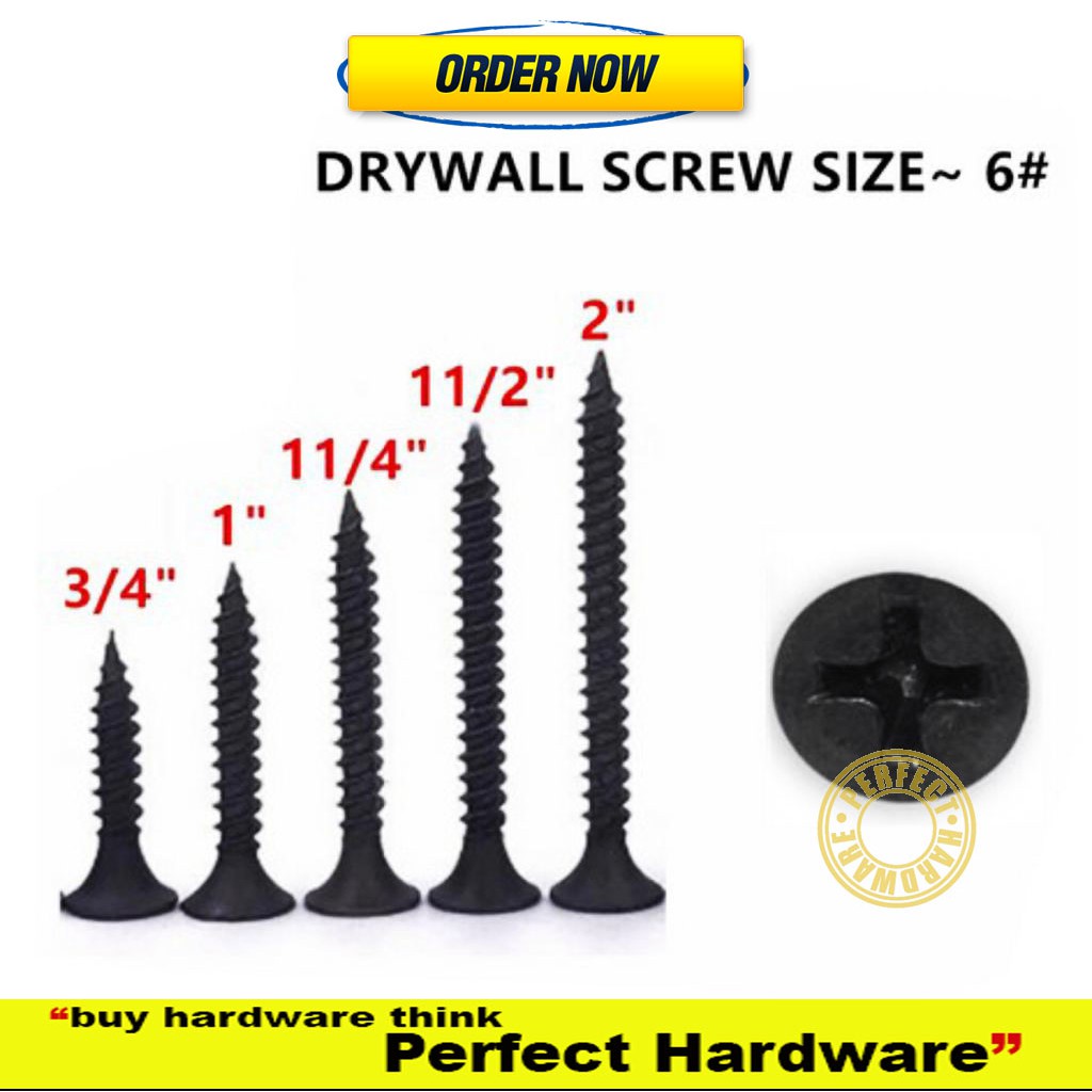 High Quality & Sharp 800 Gram ( 1 Box) Black Drywall Screw Counter ...