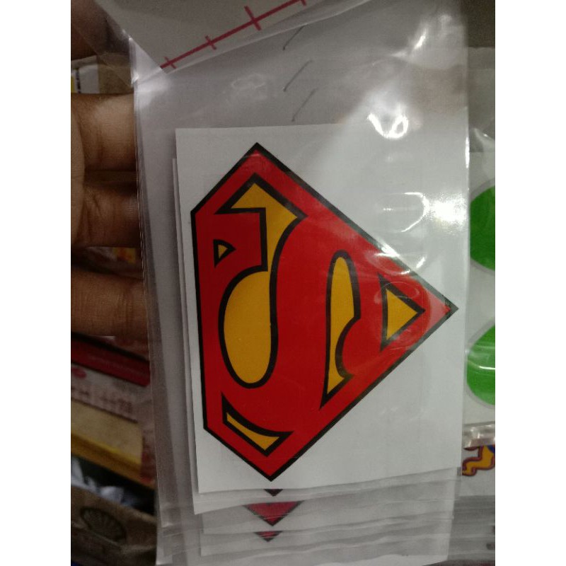 STICKER SUPERMAN STIKER SUPERMAN | Shopee Malaysia