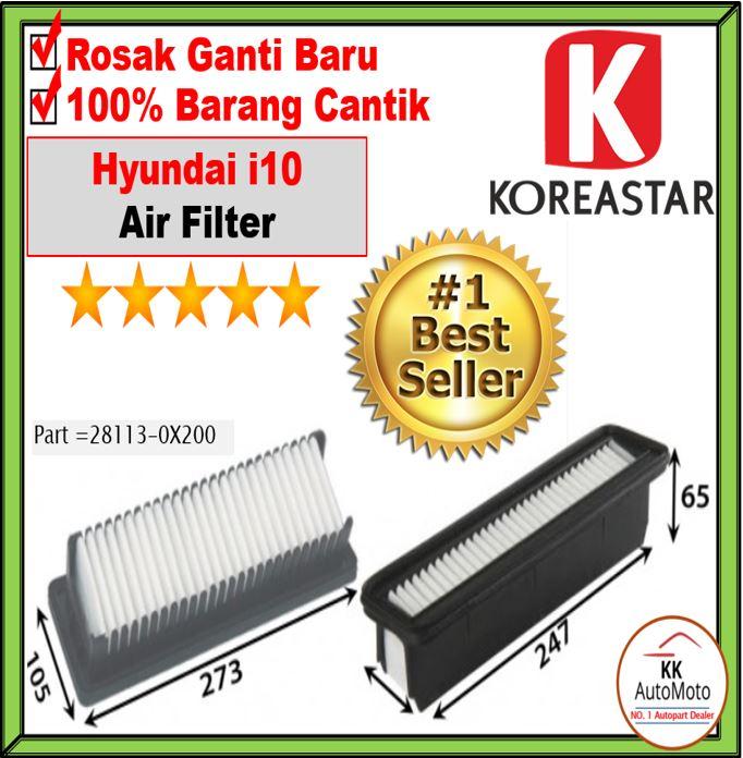 Hyundai i10 Air Filter ( 28113-0X200 ) - KoreaStar | Shopee Malaysia