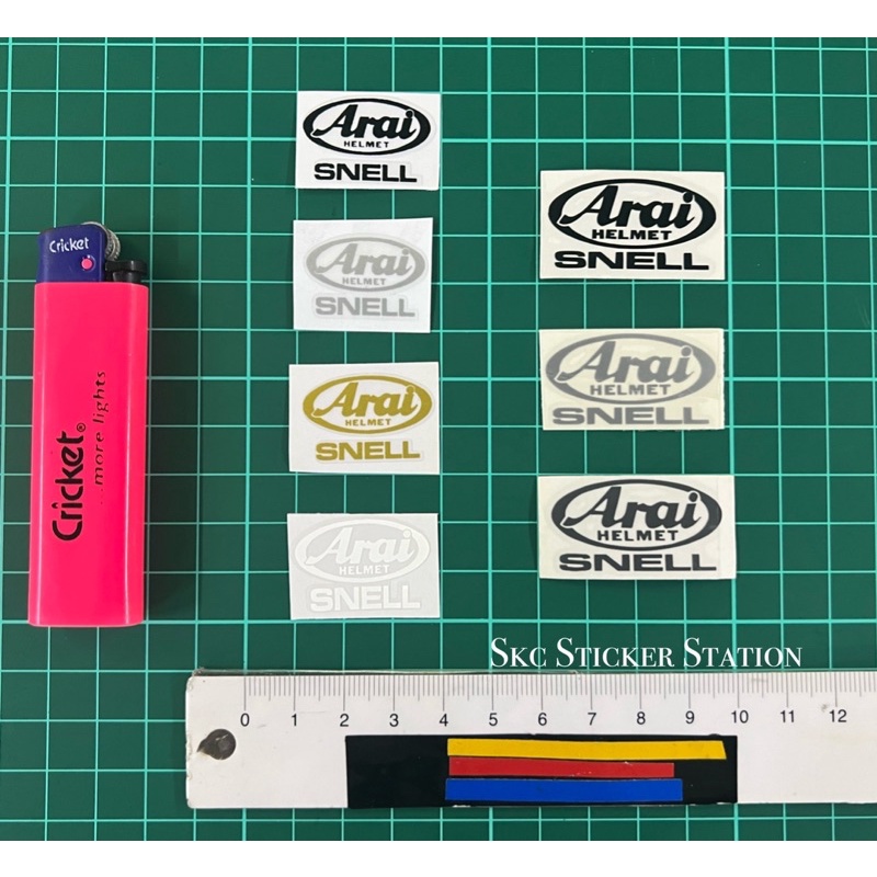 Arai's Helmet Snell Sticker Kecil Sticker Helmet Restore #arai #helmet ...