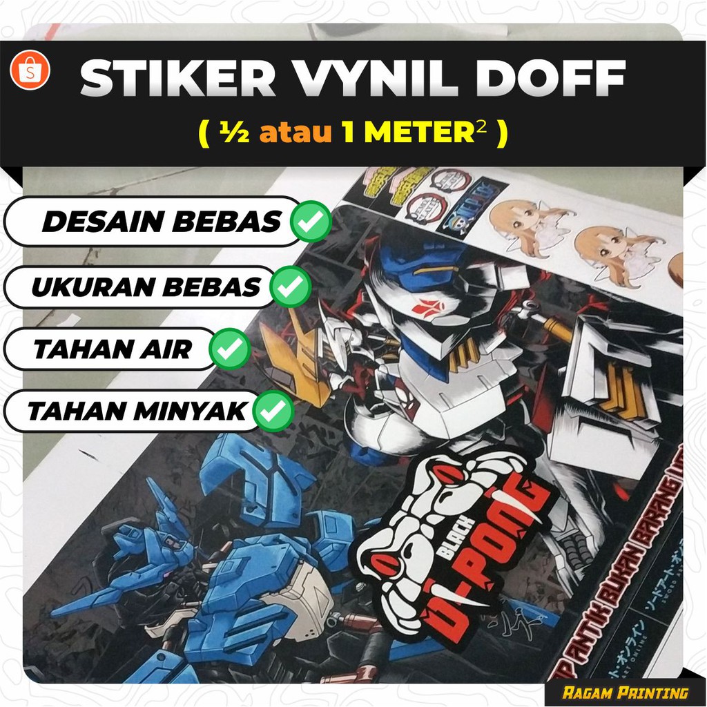 Vinyl DOFF Sticker/RITRAMA Meter Sticker/LOGO Sticker/BRANDING Sticker ...