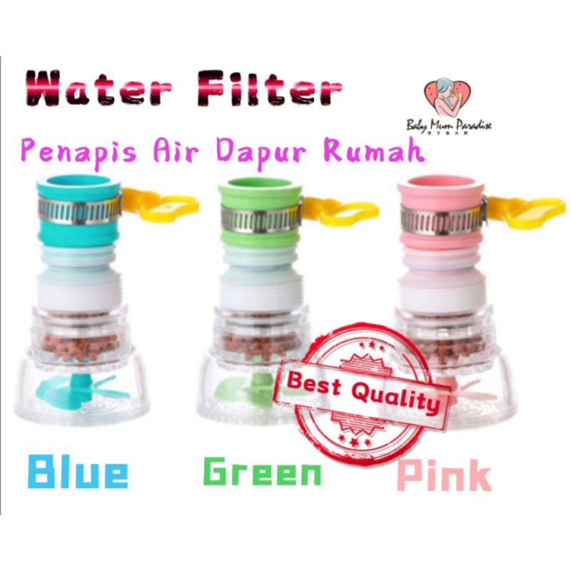 Sink Water Filter | Penapis Air Paip Sinki & Kepala Paip Dapur untuk ...