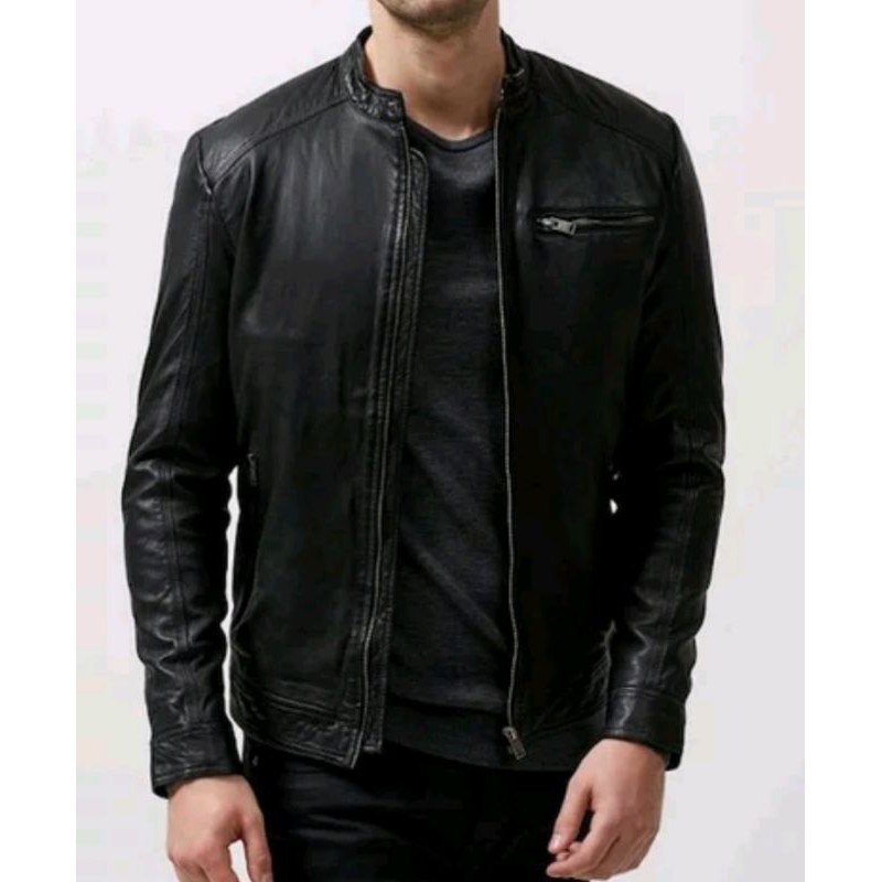 GENUINE LEATHER JACKET, GARUT LEATHER JACKET, LEATHER JACKET, MEN'S ...