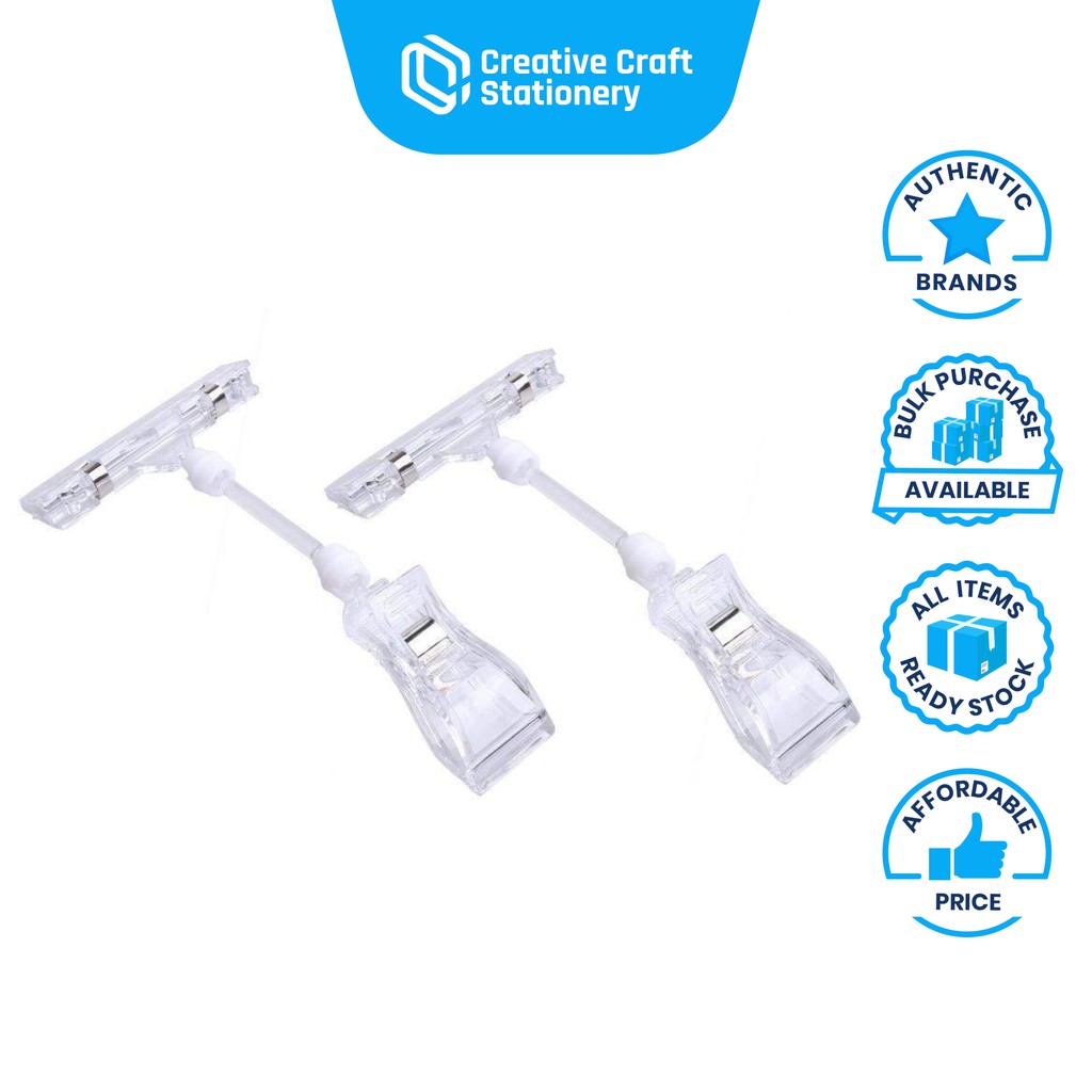 10pcs JH02 Price Display Clip / POP Transparent Advertisement Thumb ...