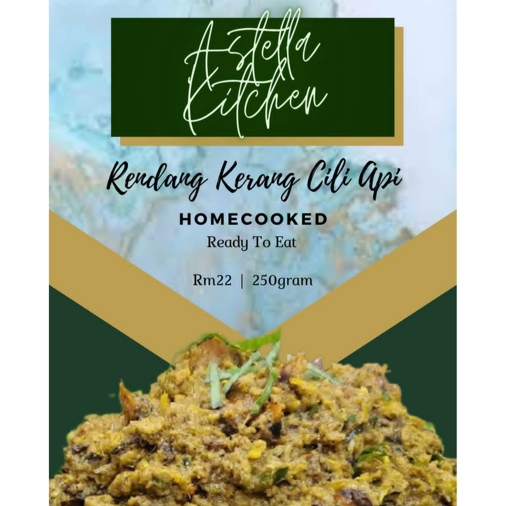 Rendang Kerang Cili Api Homecooked Original Melaka Ready To Eat Sedia ...